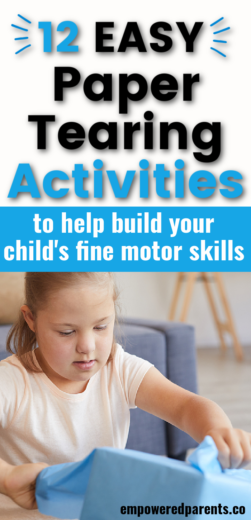 12 Paper Tearing Activities: Simple Ideas to Build Fine Motor Skills ...
