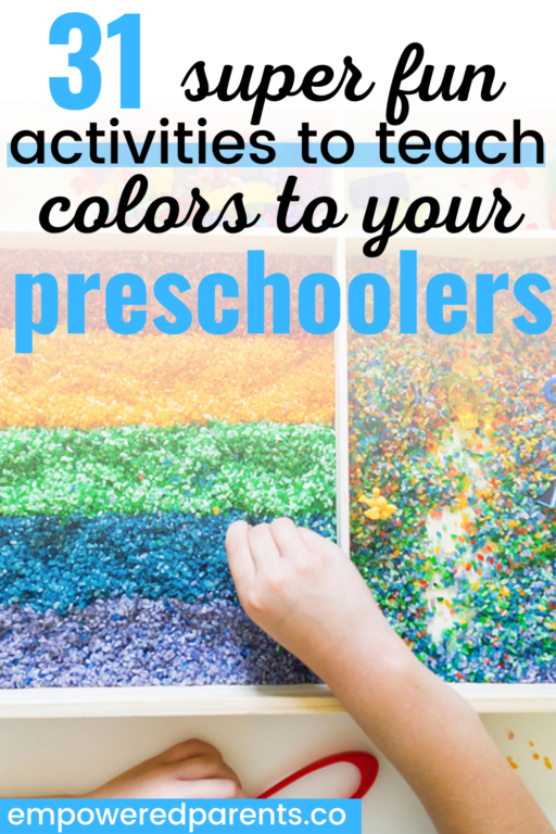 Learning About Colours: 31 Easy Activities for Preschoolers - Empowered ...