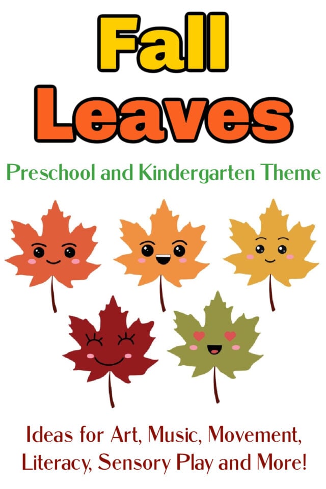 27 Fall Leaves Theme Activities for Preschool and Kindergarten ...