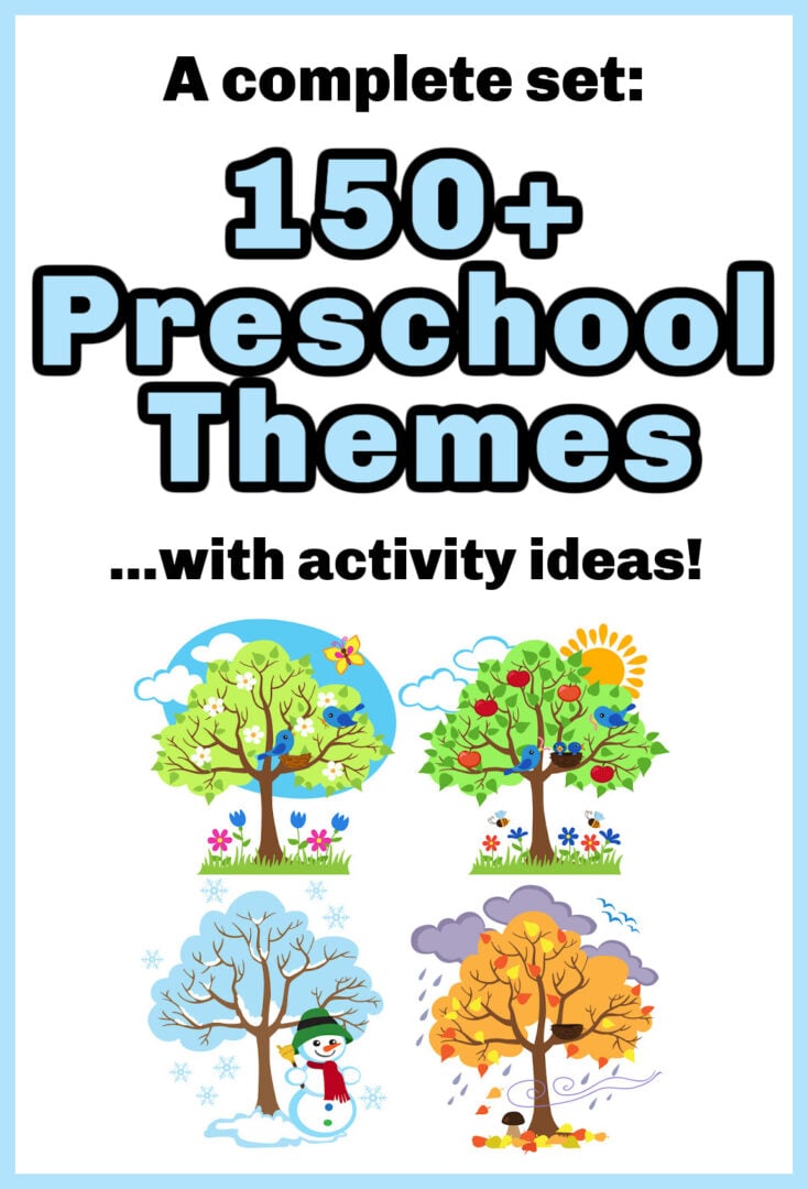 A Complete List of 150+ Themes for Preschool and Kindergarten ...